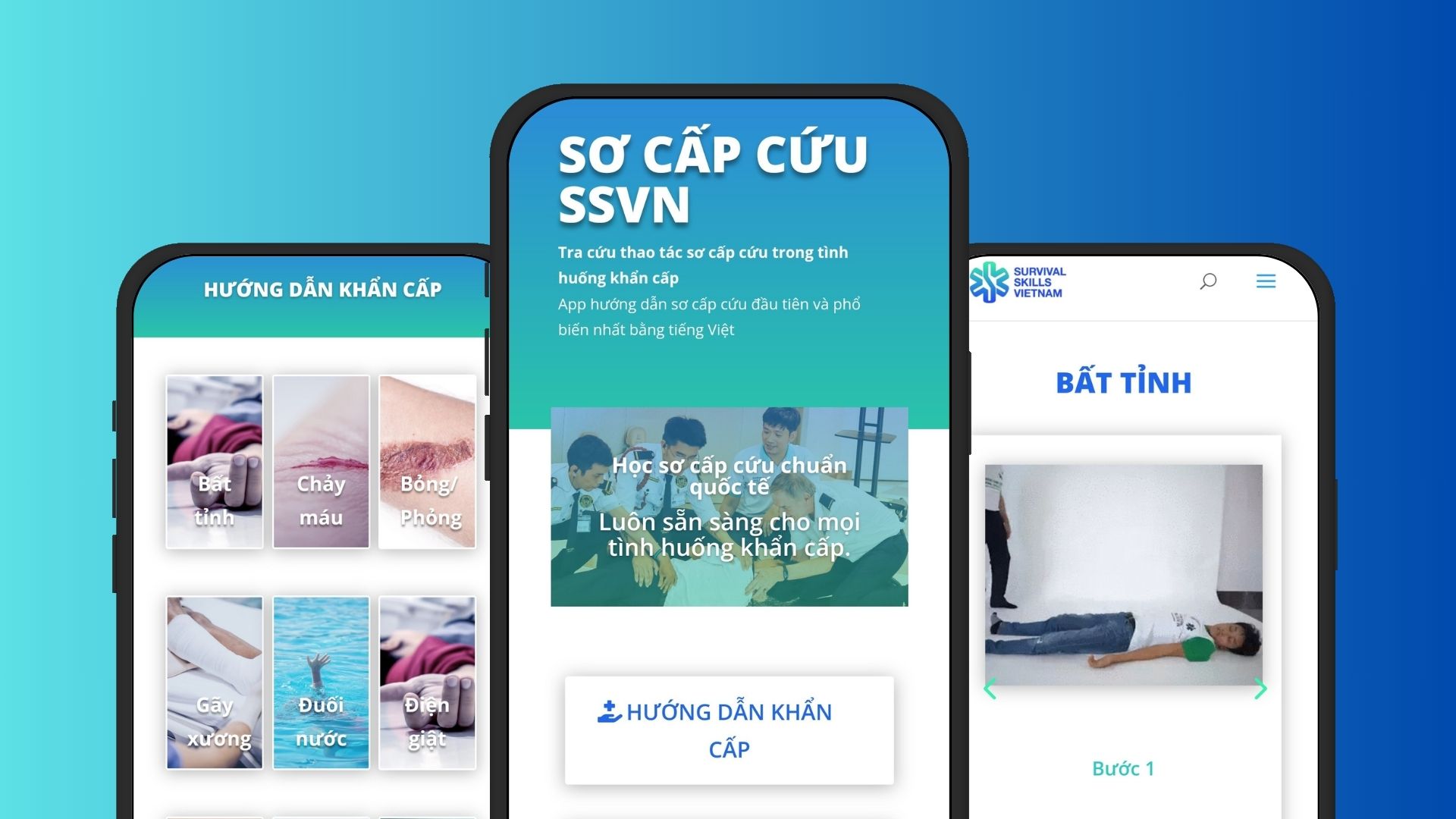 Hướng dẫn khẩn cấp - Sơ Cấp Cứu SSVN